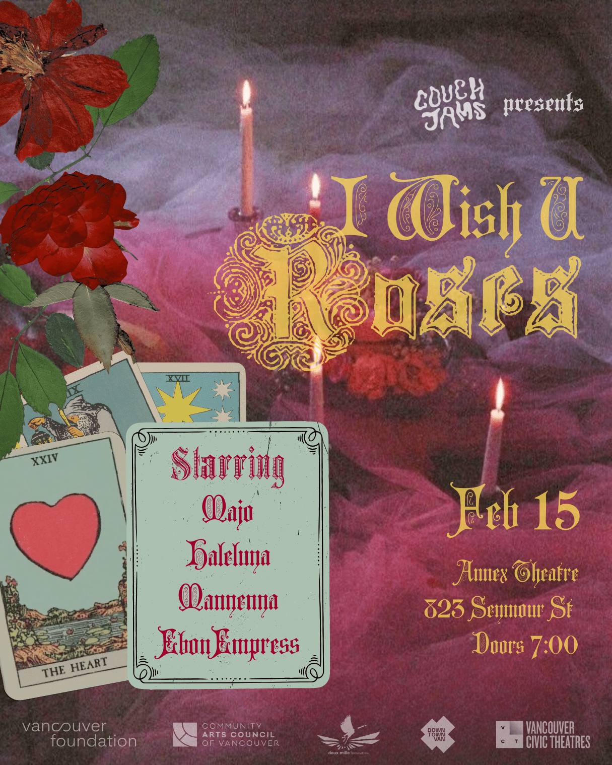 I Wish U Roses - A Couch Jams & CACV collab event on Feb 15, 2024 ...